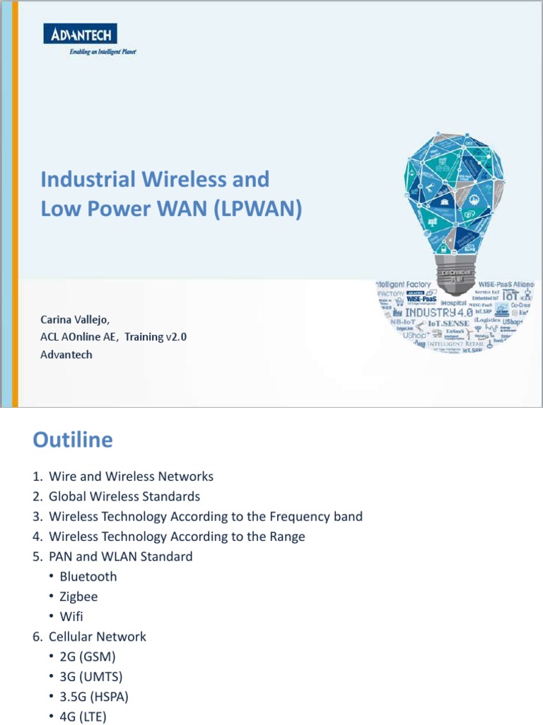 Wireless and LPWAN Concept | PDF | Wireless Lan | Ieee 802.11