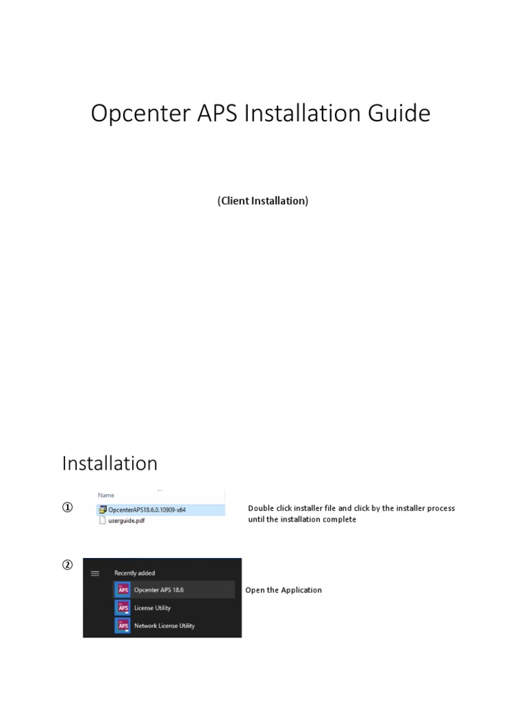 APS Installation | PDF