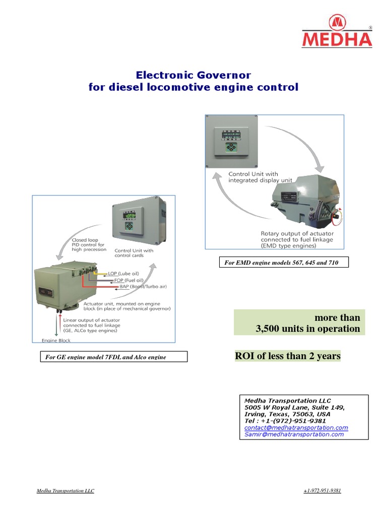 MEG - Electronic Governor Details | PDF | Turbocharger | Diesel Engine