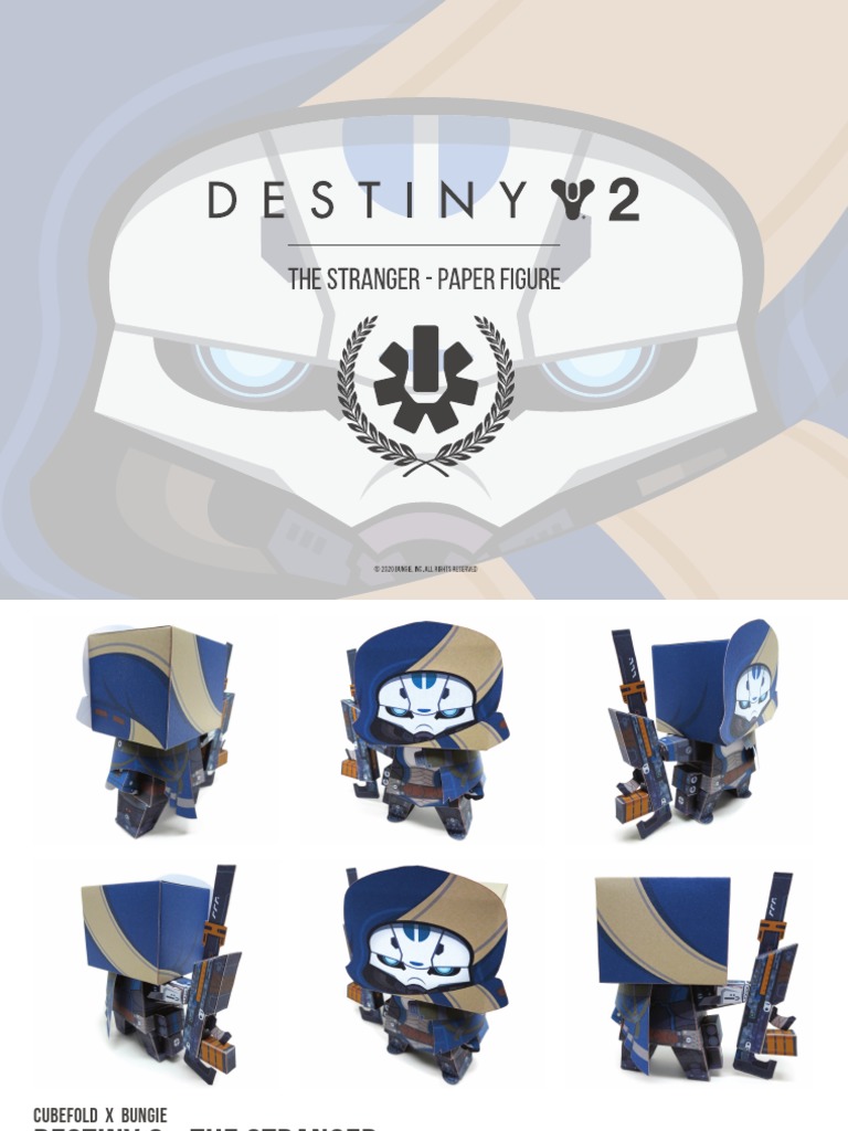 Destiny 2 Papercraft Assembly Guide | PDF | Home & Garden