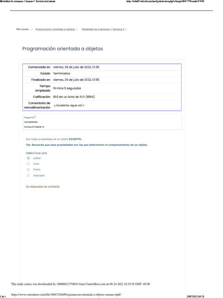Programacion Orientada A Objetos Semana 4 PDF | PDF | Ingeniería de ...