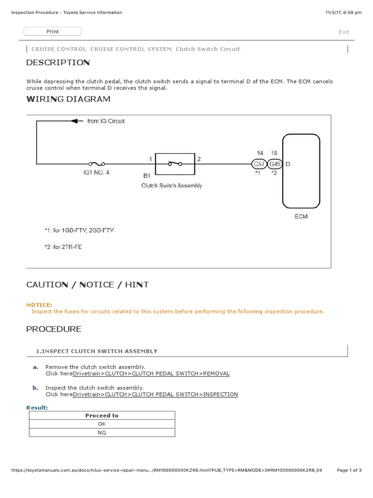 Clutch Switch Circuit | PDF | Switch | Electrical Connector