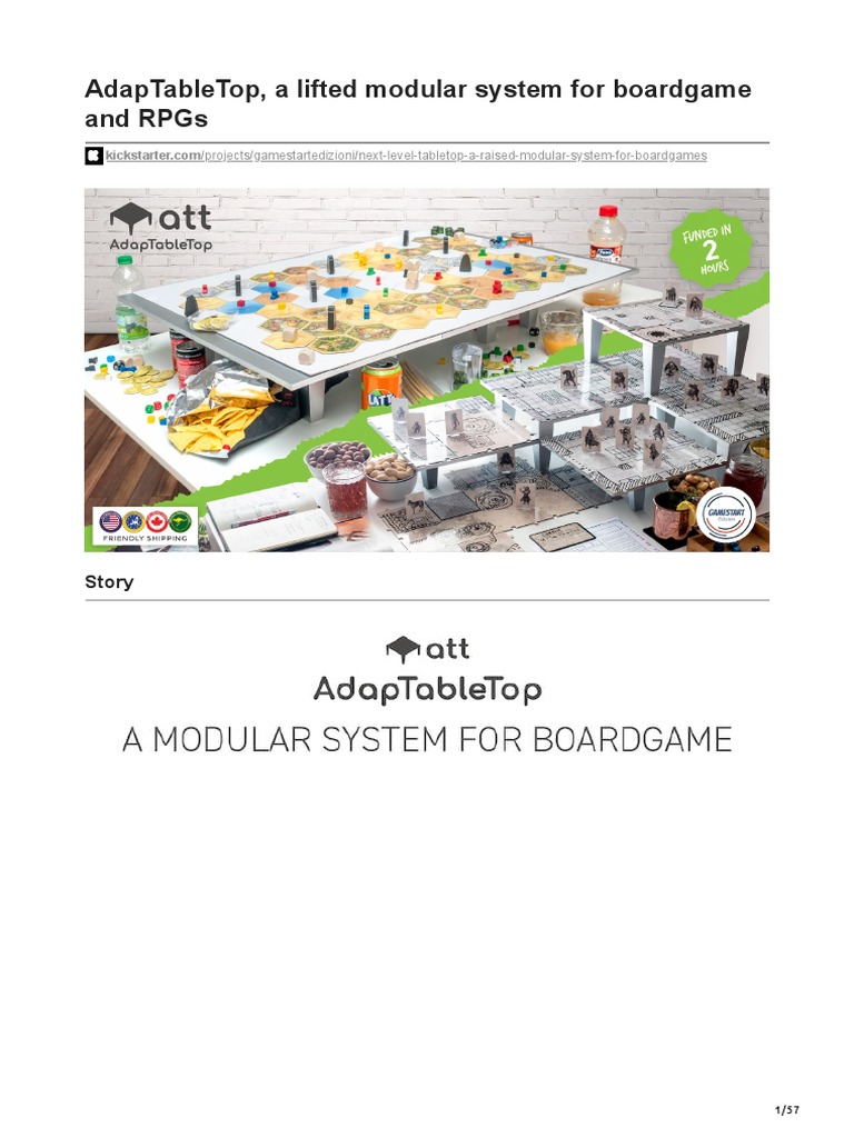 AdapTableTop A Lifted Modular System For Boardgame and RPGs | PDF ...