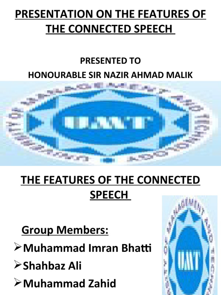 Features of Connected Speech Explained | PDF | Stress (Linguistics ...
