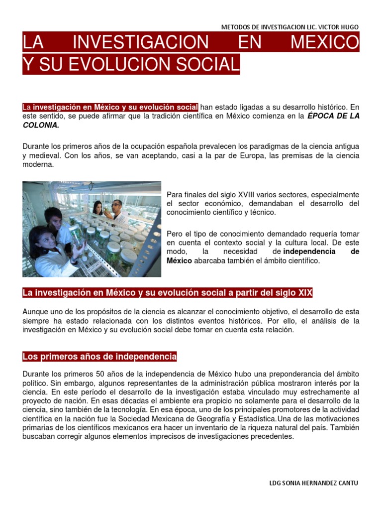 La Investigacion en Mexico PDF | PDF | México | Science