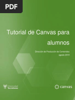Guía de Usuario Canvas TECSUP | PDF