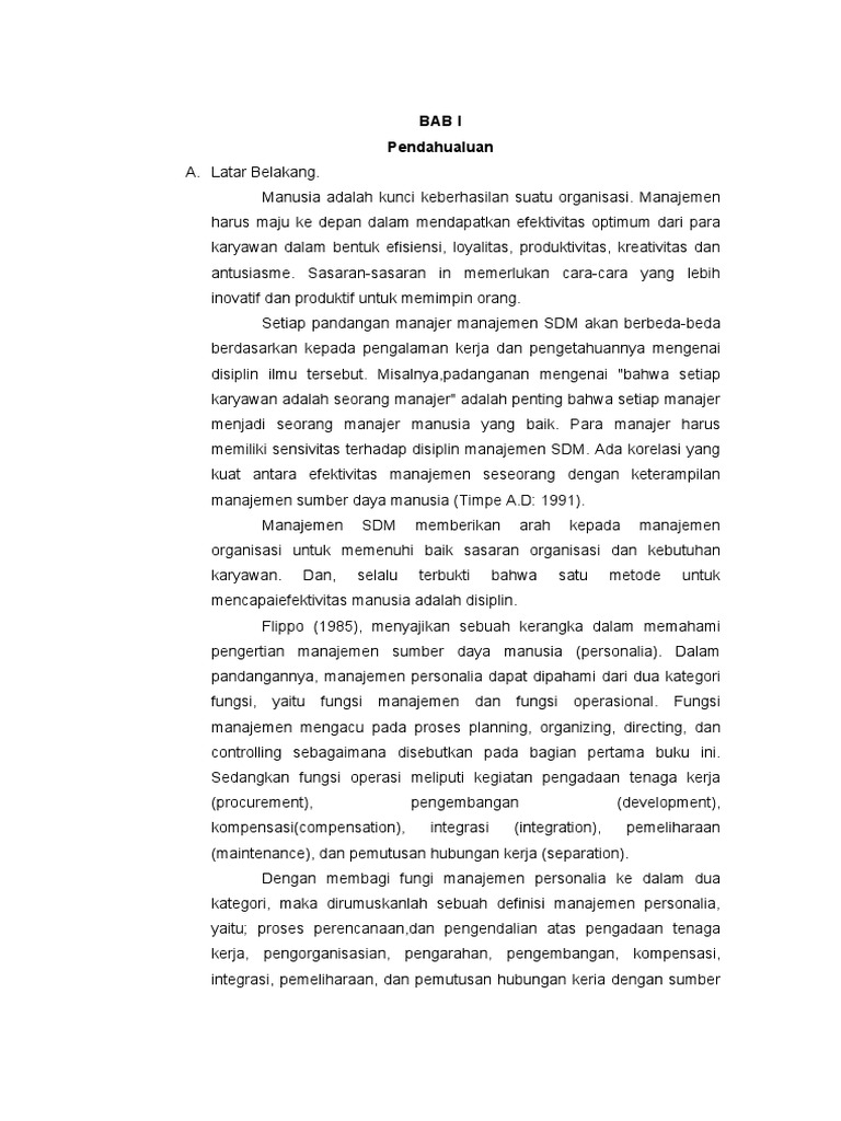 Artikel SDM Pengamen | PDF