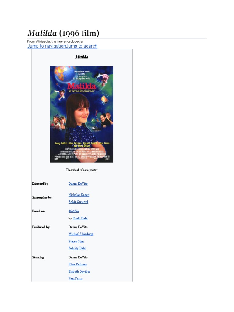 Matilda | PDF