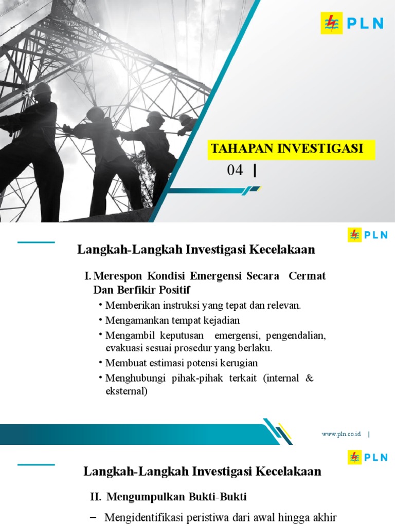 Tahapan Investigasi | PDF