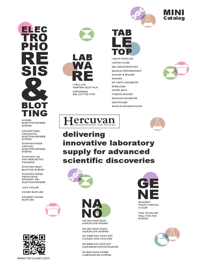 Hercuvan Mini Catalog | PDF | Gel Electrophoresis | Equipment