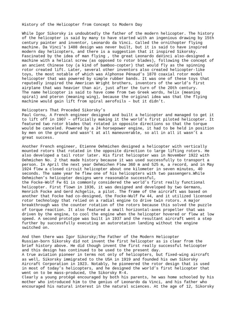 Text 2 | Download Free PDF | Helicopter Rotor | Helicopter