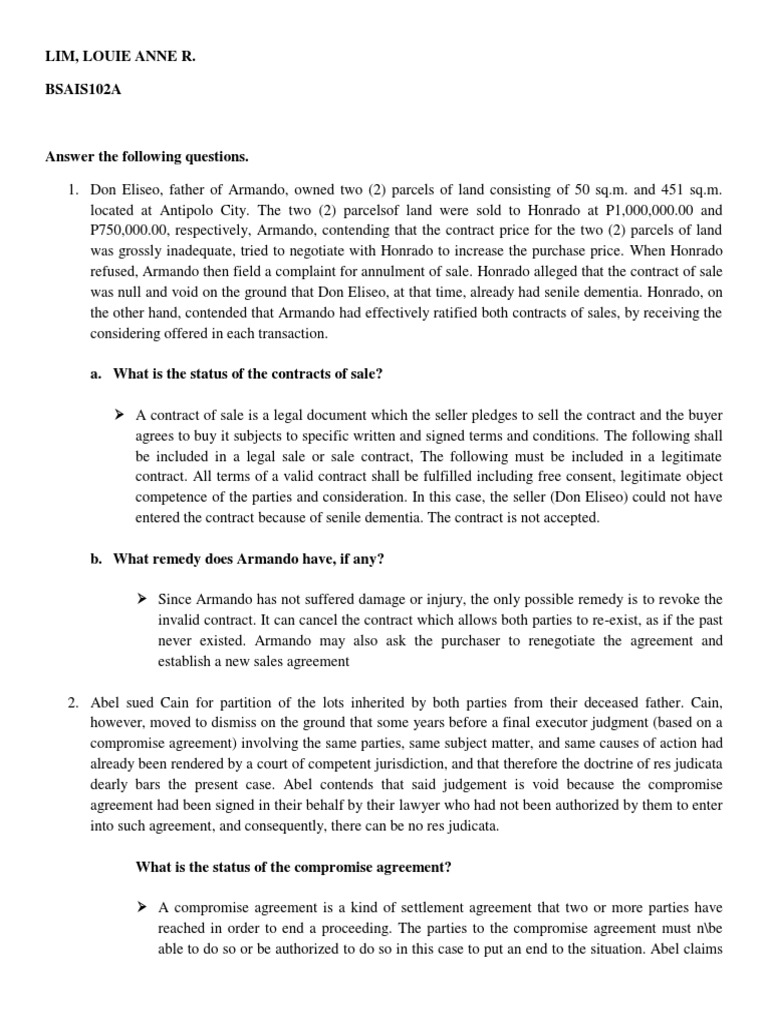 Lim, Louie Anne - 14 Task Performance | PDF | Judgment (Law) | Res Judicata