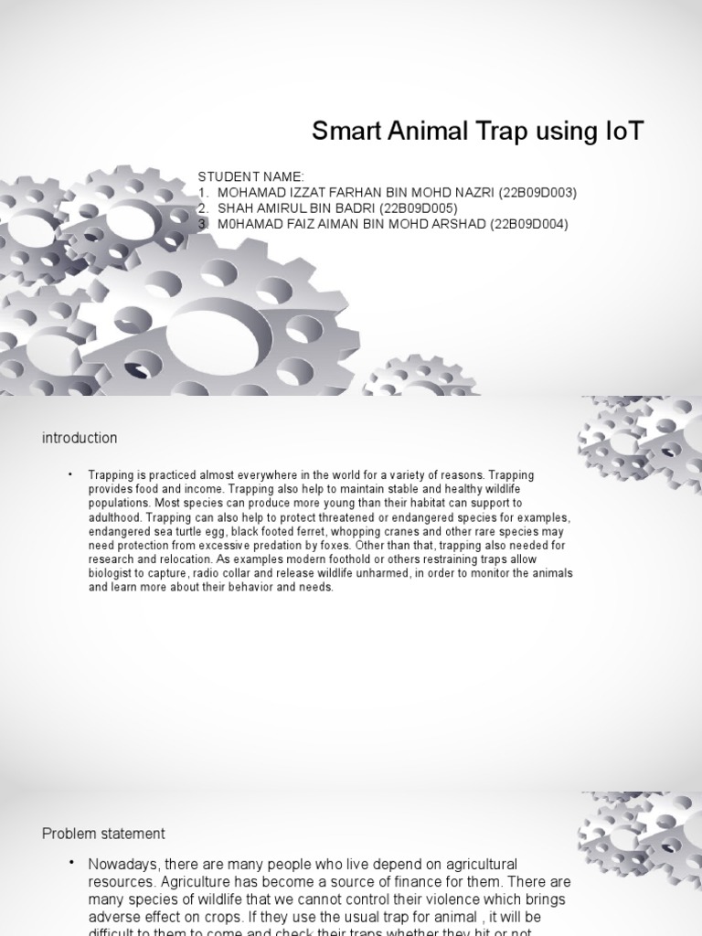 Final Presentation Fyp | PDF | Trapping | Wi Fi
