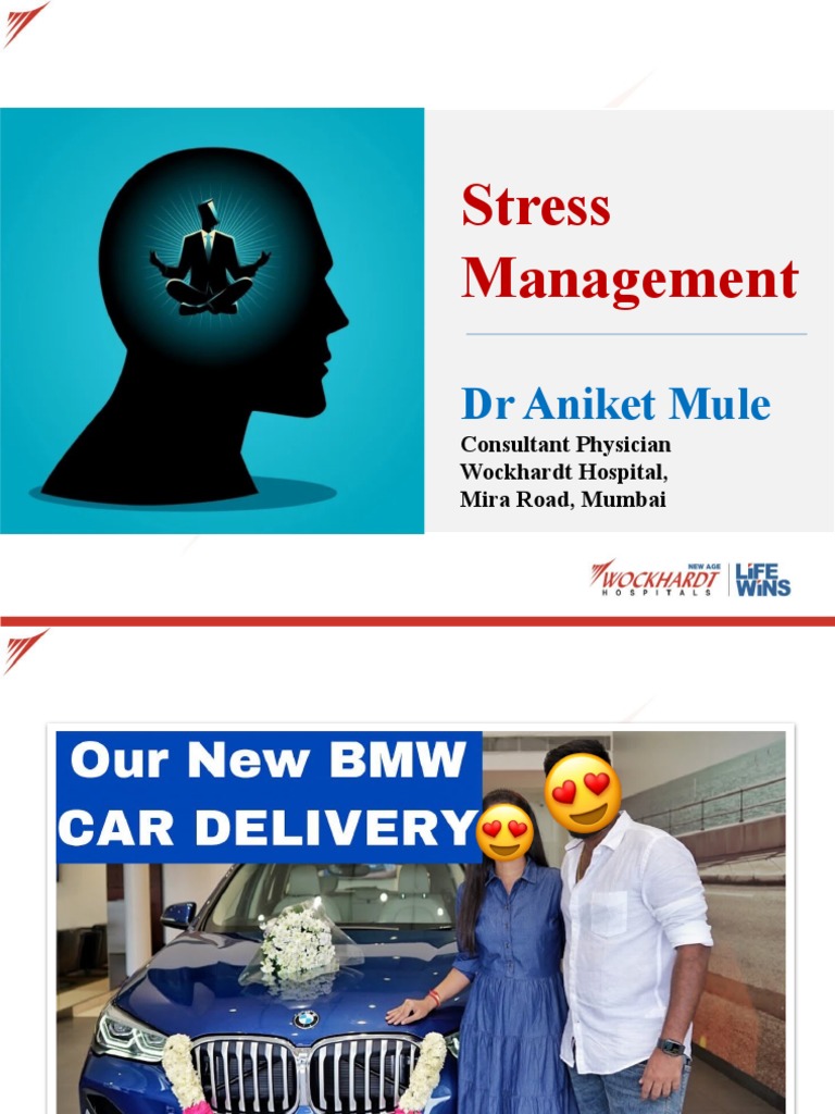 Stress Management ANIKET MULE Presentation Slide | PDF | Stress ...