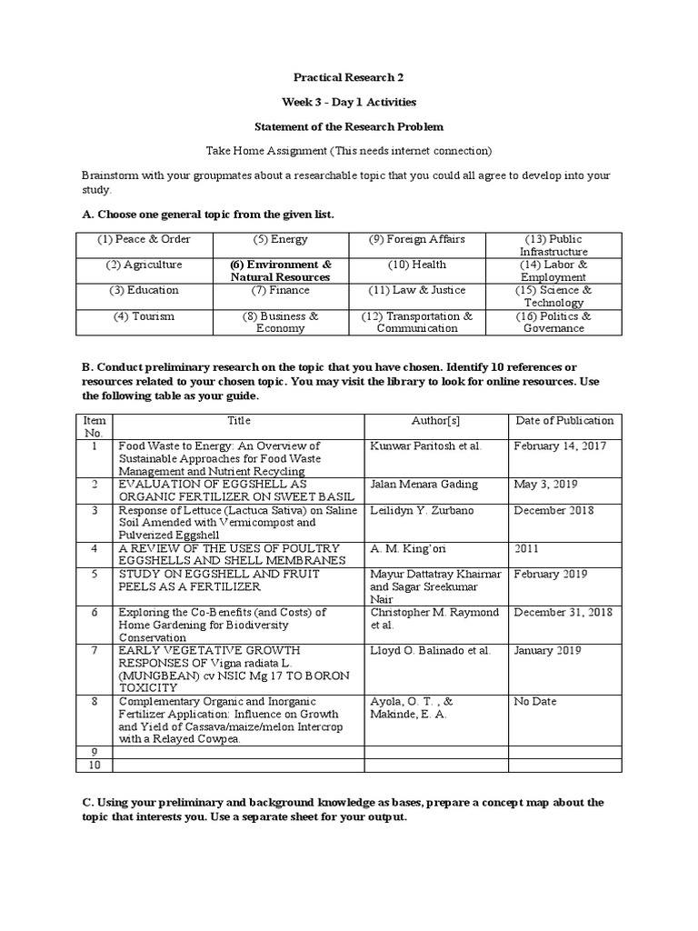 PR2 DAY 1 Part 2 Take Home Draft | PDF | Natural Environment | Economies