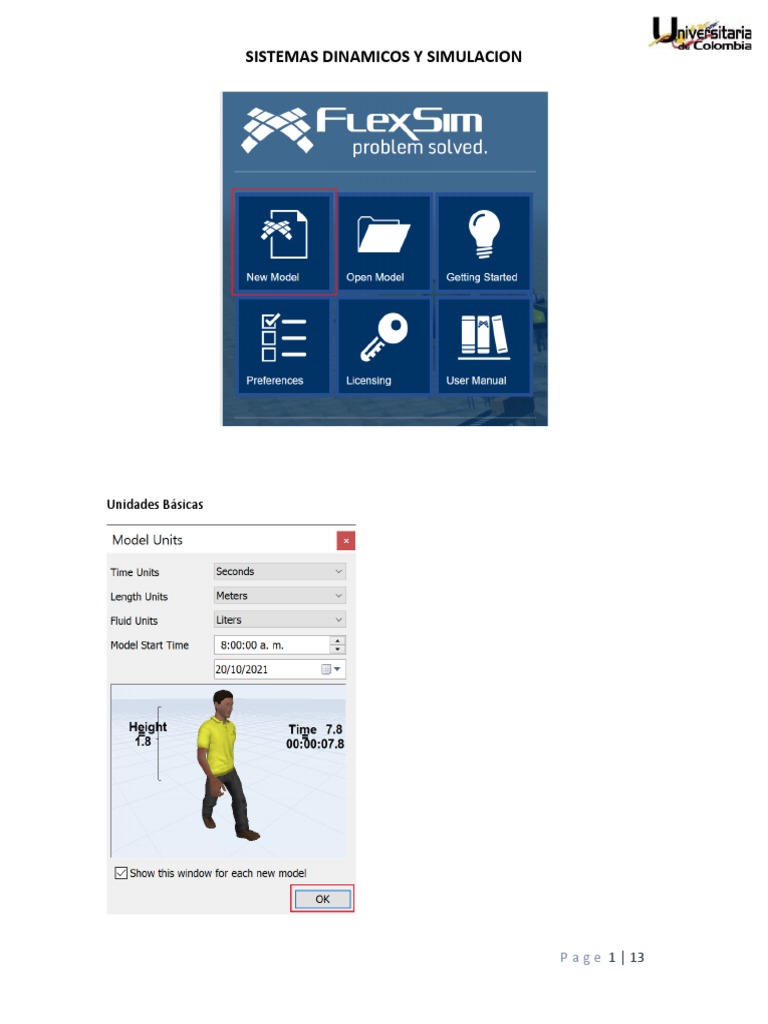 Flexsim Step by Step | PDF | Simulación