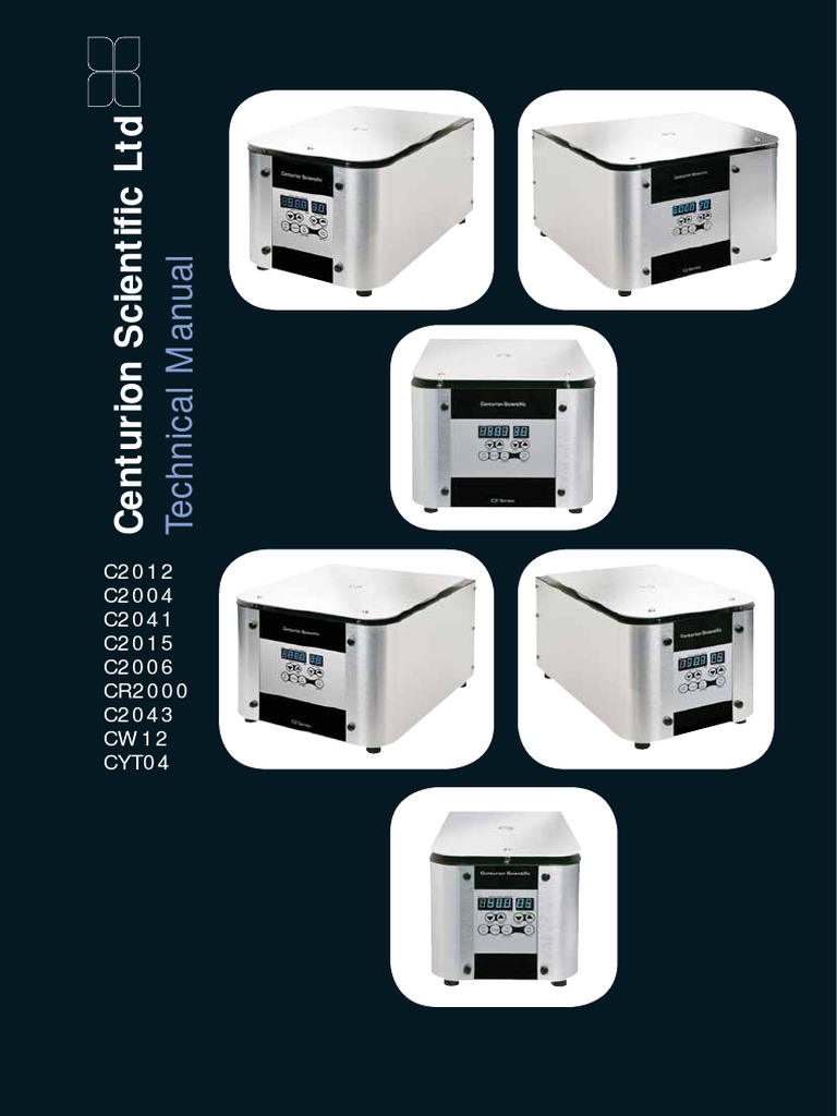 Centurion Scientific Centrifuge Manual | PDF | Electrical Connector ...