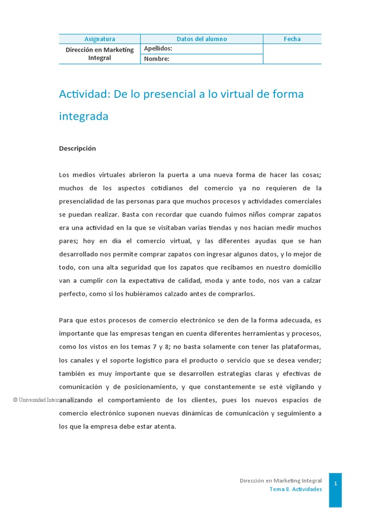 Coleag01 t8 Act | PDF | Marketing | Producto (Negocio)