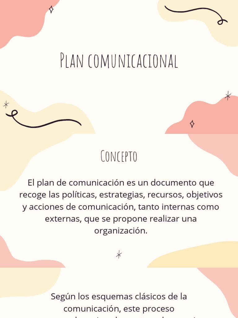 Plan Comunicacional | PDF | Comunicación | Gestión de recursos humanos