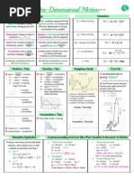 SHORT NOTES Force and Motion 1 | PDF | Acceleration | Force