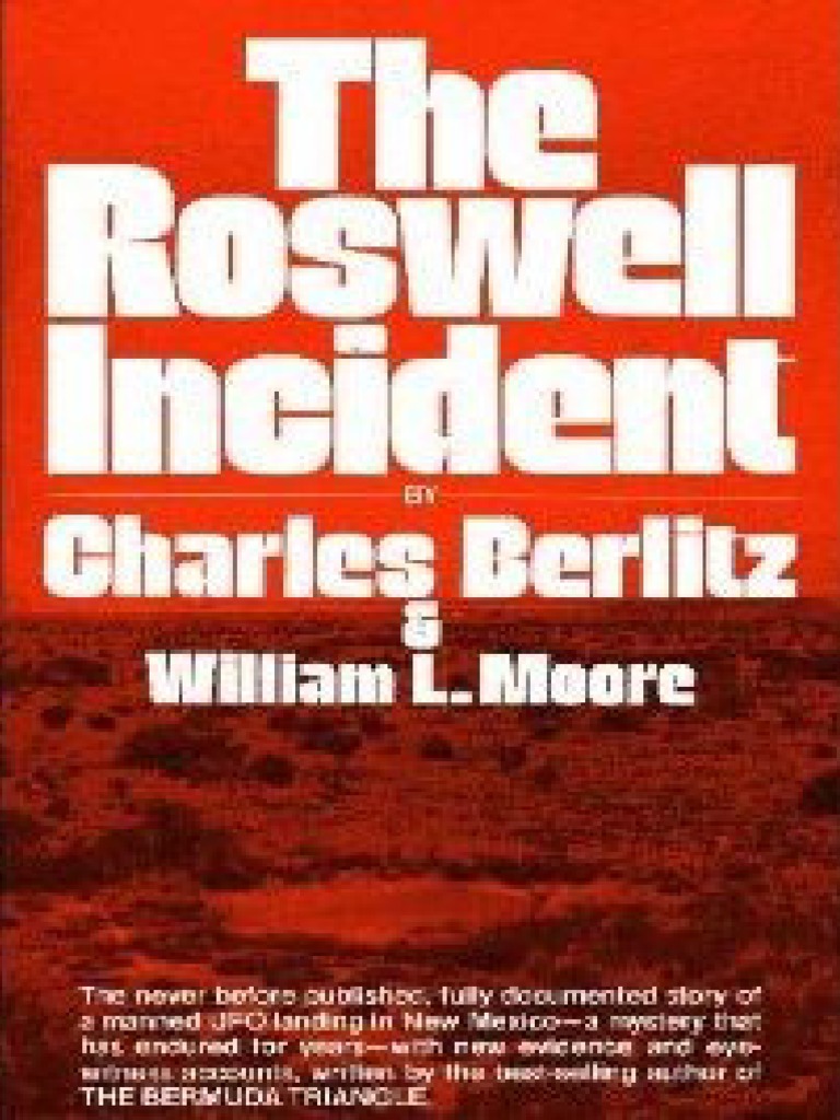 The Roswell Incident by Charles Berlitz | PDF | Unidentified Flying ...
