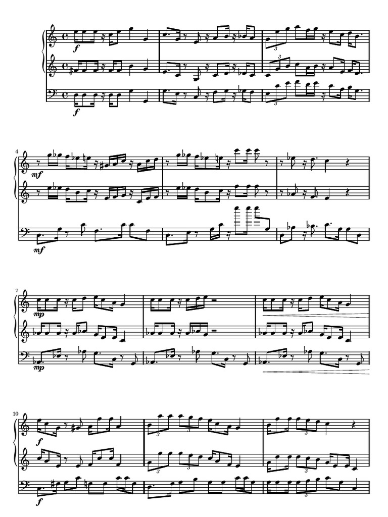 Super Mario Theme MIDI Sheet Music | PDF | Video Games | Platform Games