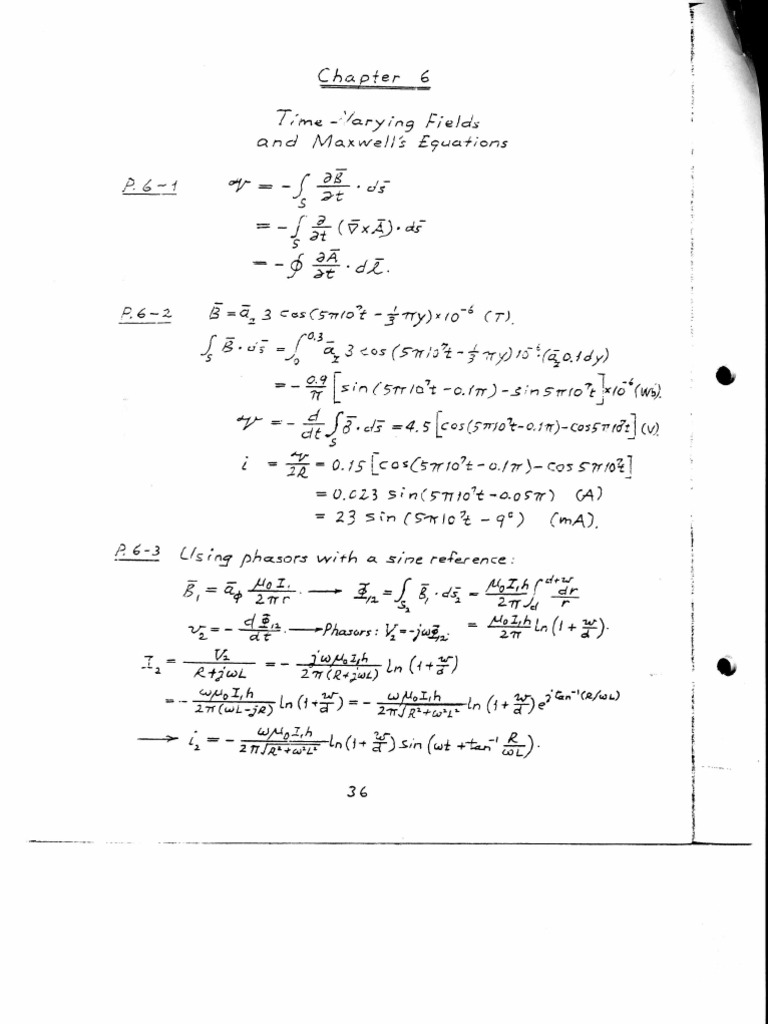 Engineering Electromagnetics Cheng Solutions Ch6 7 8 9 10 1795 Pdf