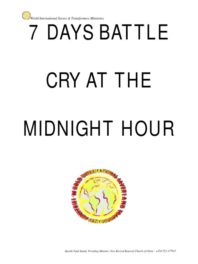 Midnight Prayer Battle Cry Guide | PDF | Jesus | Prayer