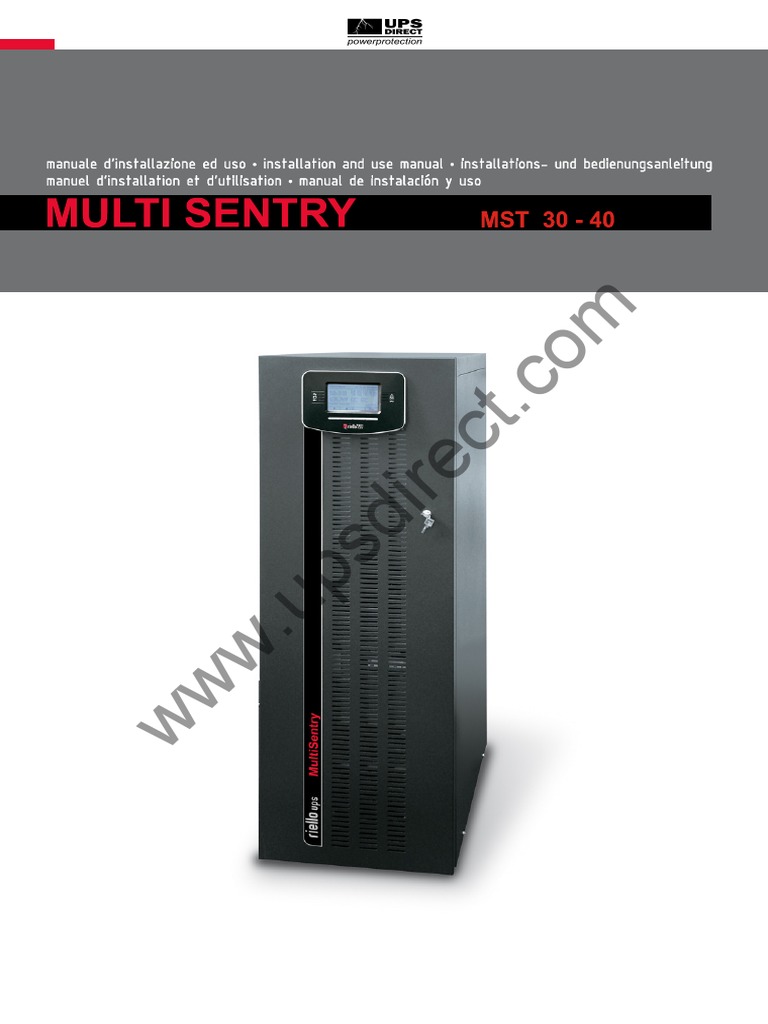 IOM MST 30kVA - 40kVA | Download Free PDF | Power Supply | Fuse (Electrical)