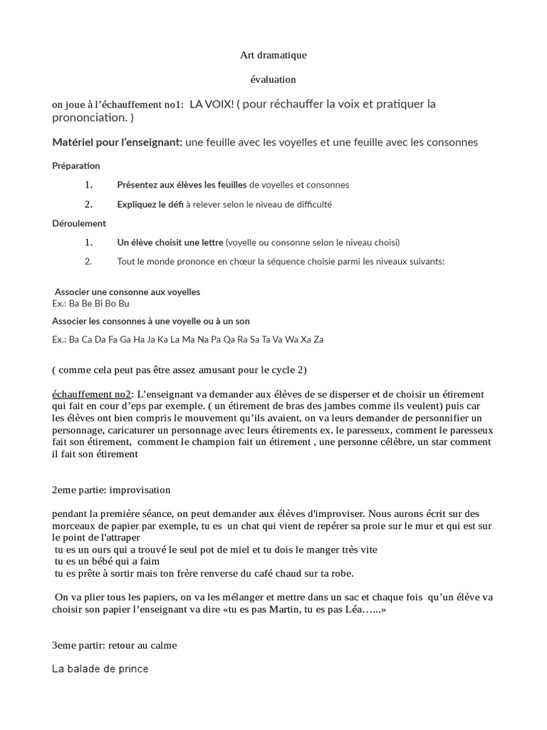 Art Dramatique | PDF | Art