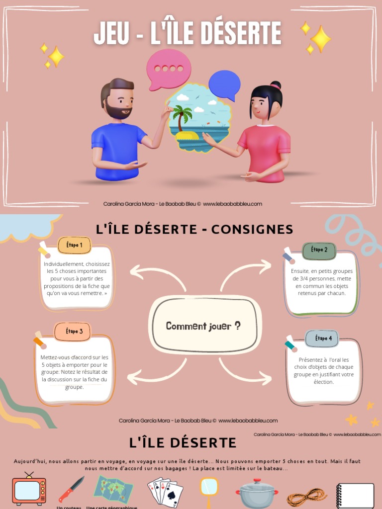 Jeu - L'île Déserte | PDF