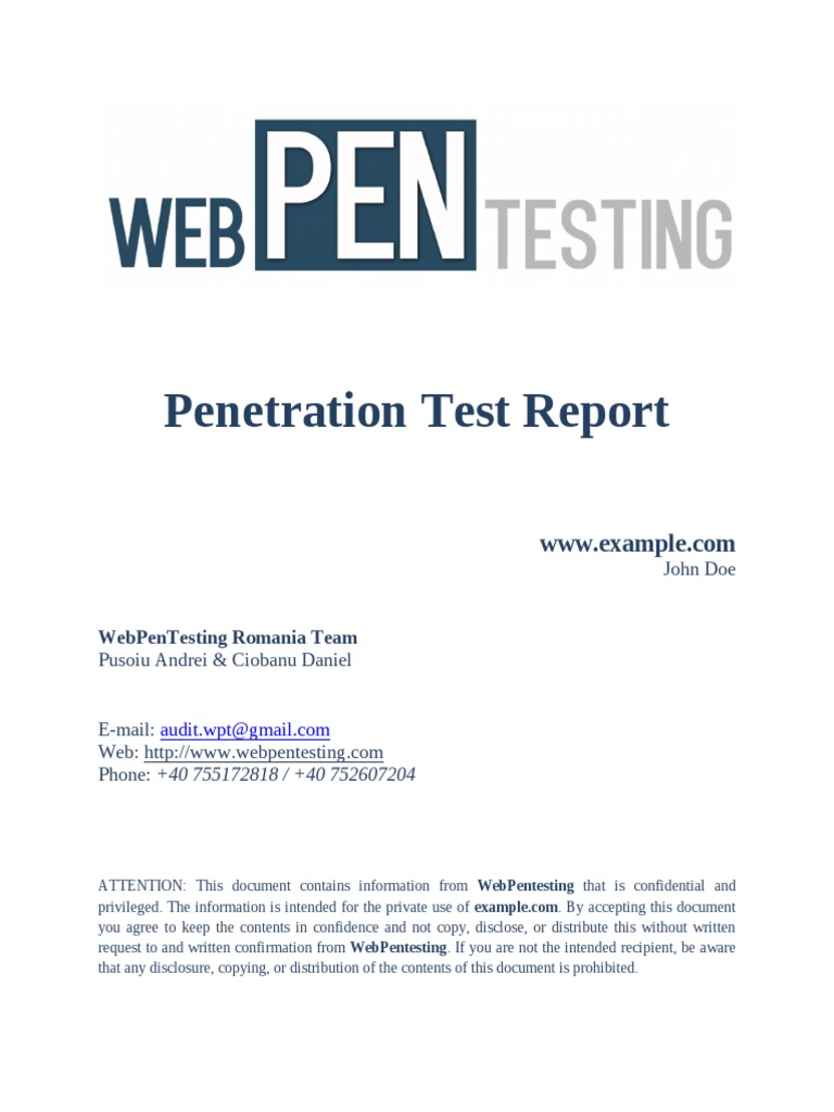 Report | PDF | Penetration Test | Computer Science