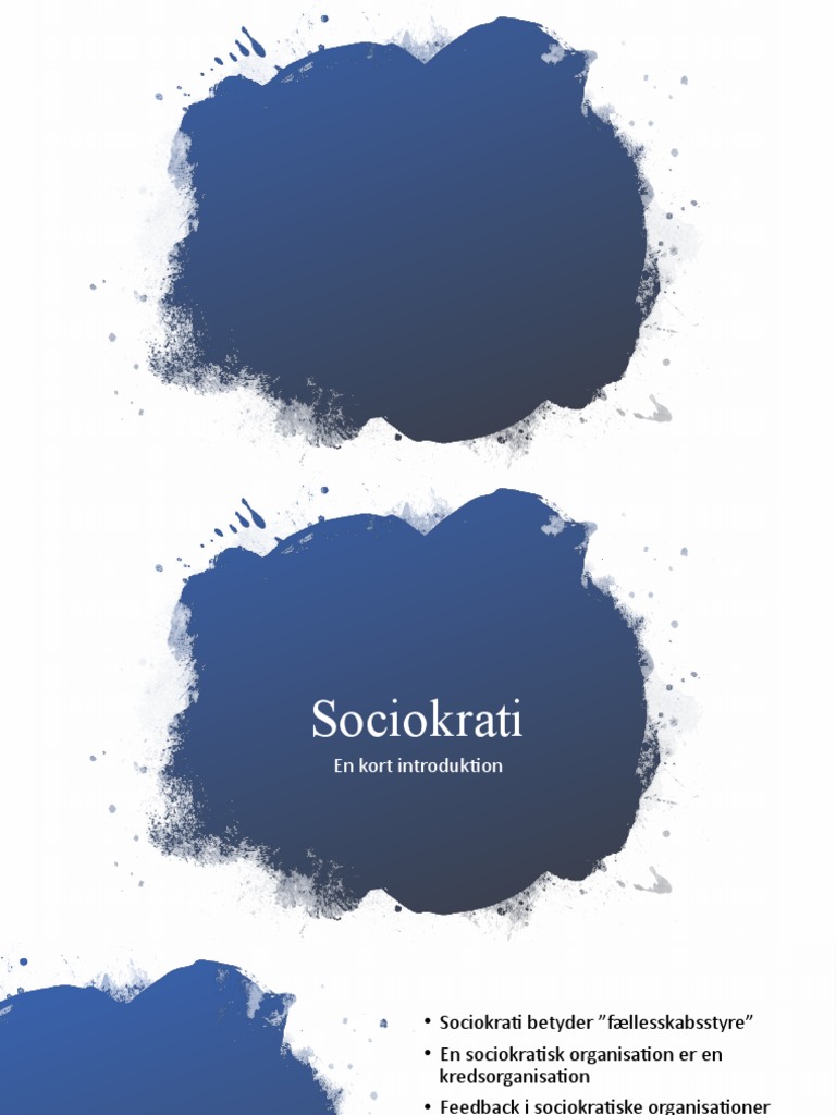 Sociokrati Til Den 3. Revle | PDF