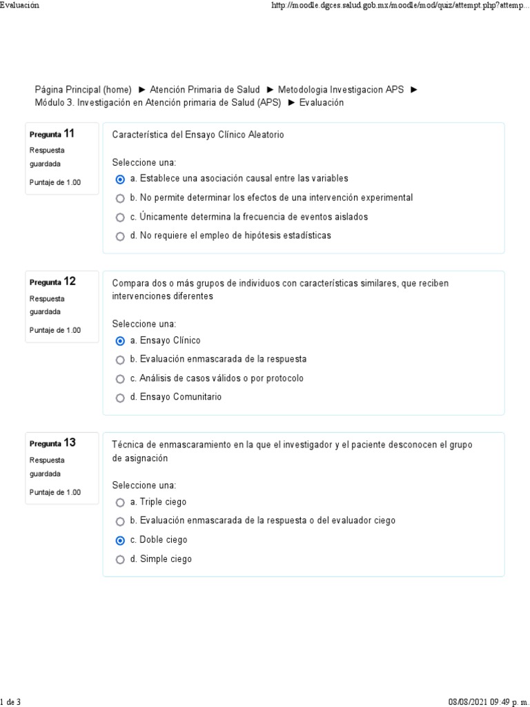 Evaluación 2 | PDF | Ensayo clínico | Experimentar