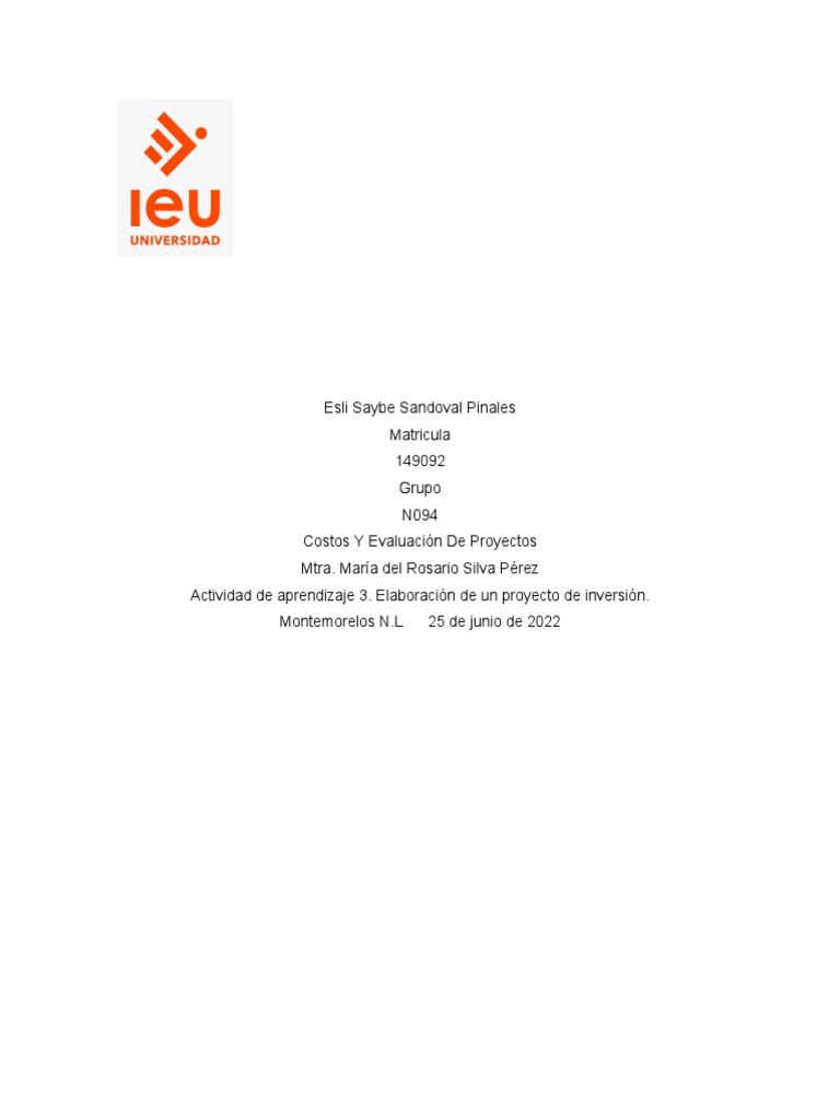 Proyecto de Inversión: Perfumería Ríos | PDF | Perfume | Producto (Negocio)