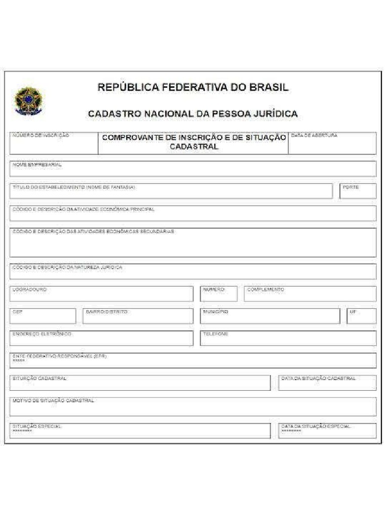 Cartão CNPJ | PDF
