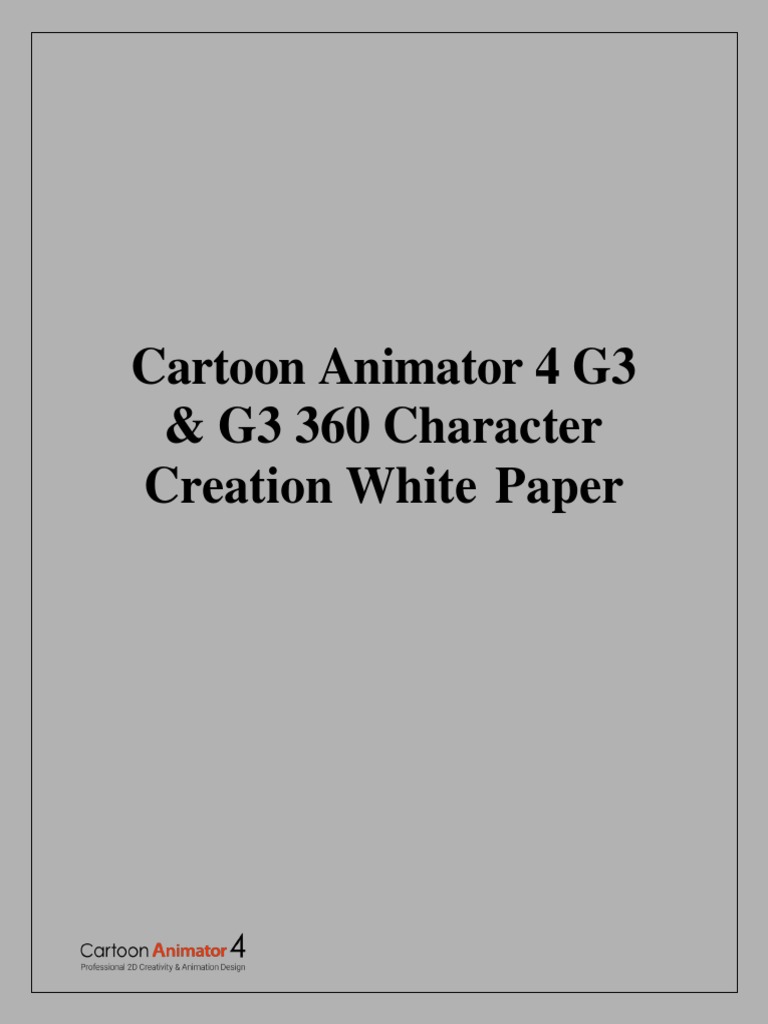CTA G3 WhitePaper Character Creation | PDF | Adobe Photoshop | Hand