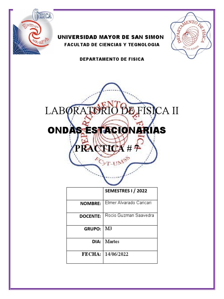 Informe #7 de Lab. de Fisica 2 | PDF | Olas | Movimiento (física)