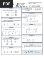 Exercices d'équations et inéquations 3AC | PDF | Formes géométriques ...