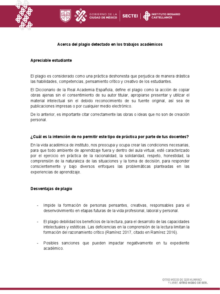 Sanciones por Plagio Académico | PDF | Plagio | Ciencia cognitiva