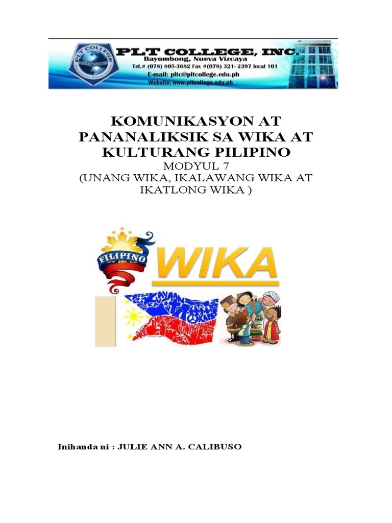 Modyul 7 KPWKP | PDF