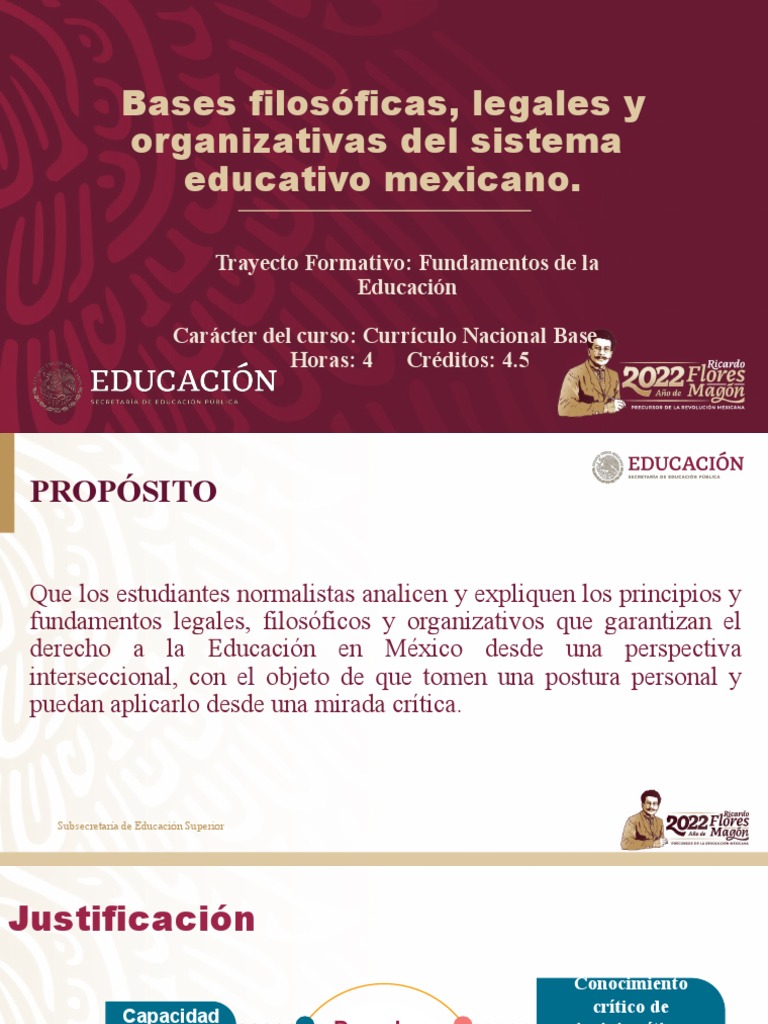 Bases filosóficas del sistema educativo mexicano | PDF | Educación de ...