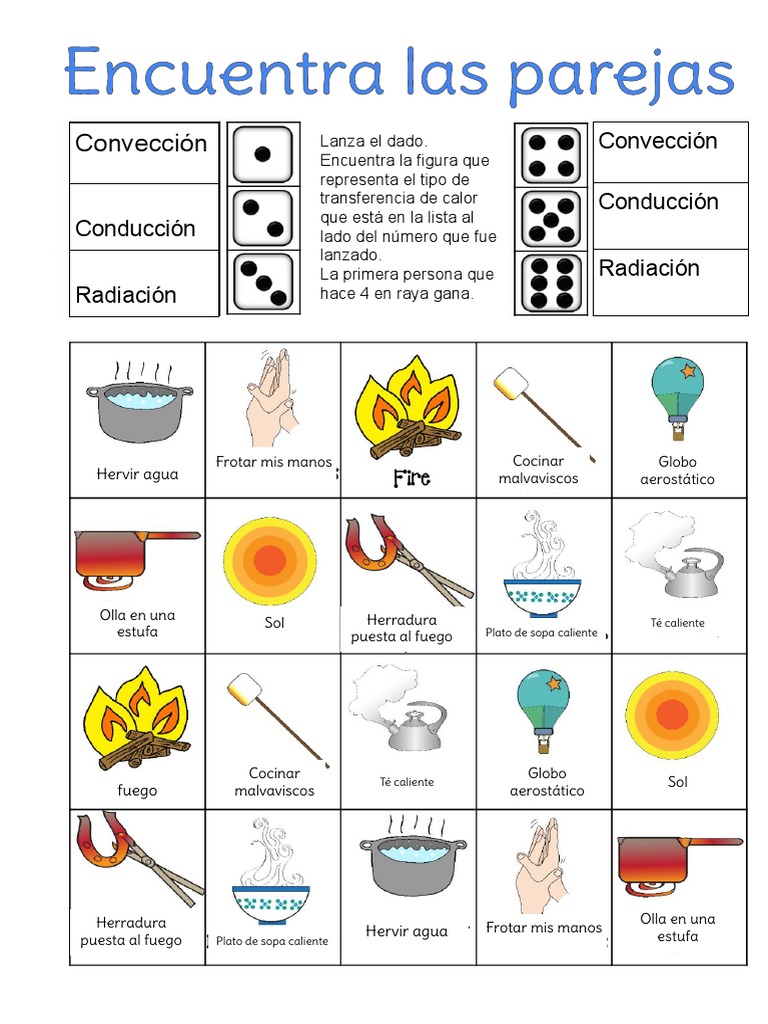 Ciencias Juegos-2 | PDF | Conduccion termica | Convección