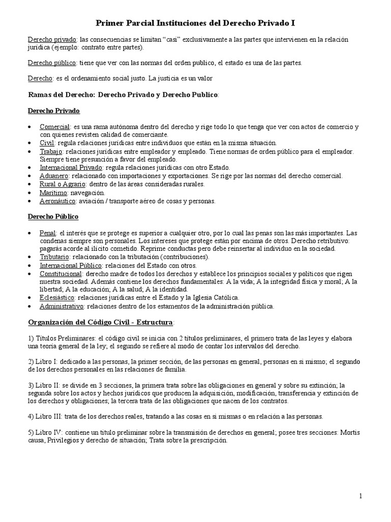 Introducción al Derecho Privado y Público | PDF | Caso de ley | Derecho penal