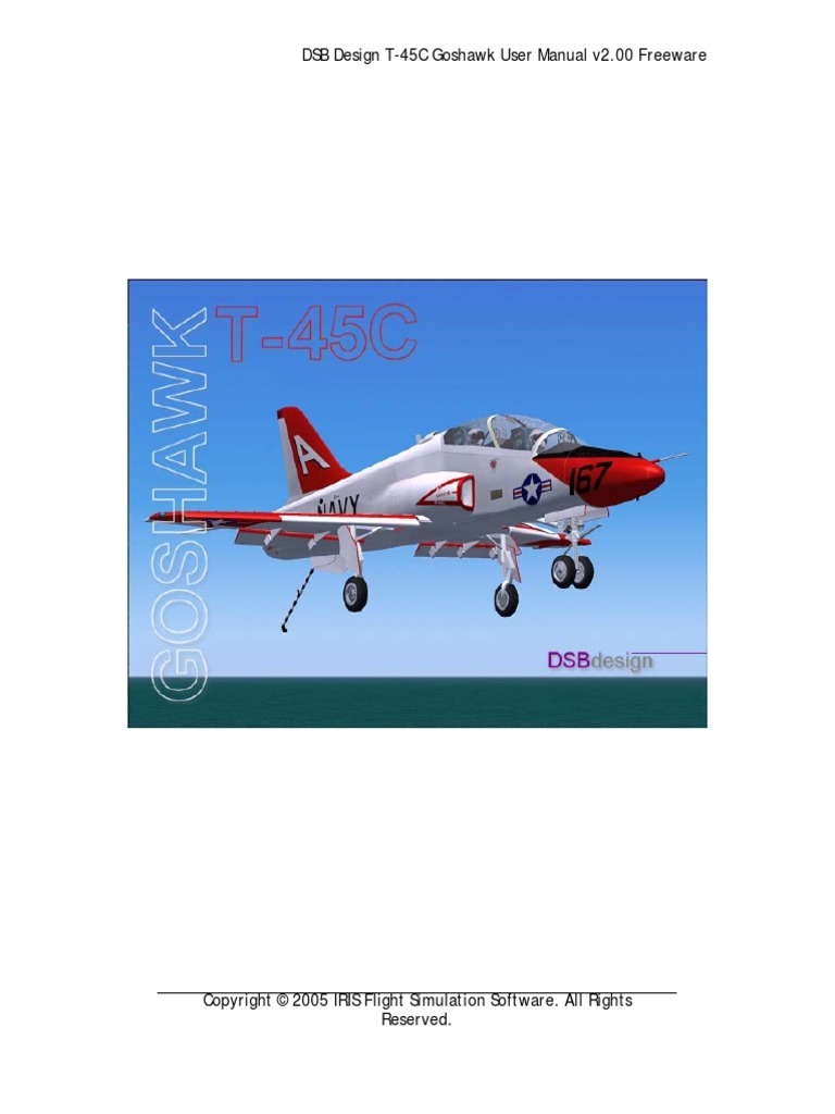 DSB Design T-45C Goshawk Manual | PDF | Monoplane | Aerospace