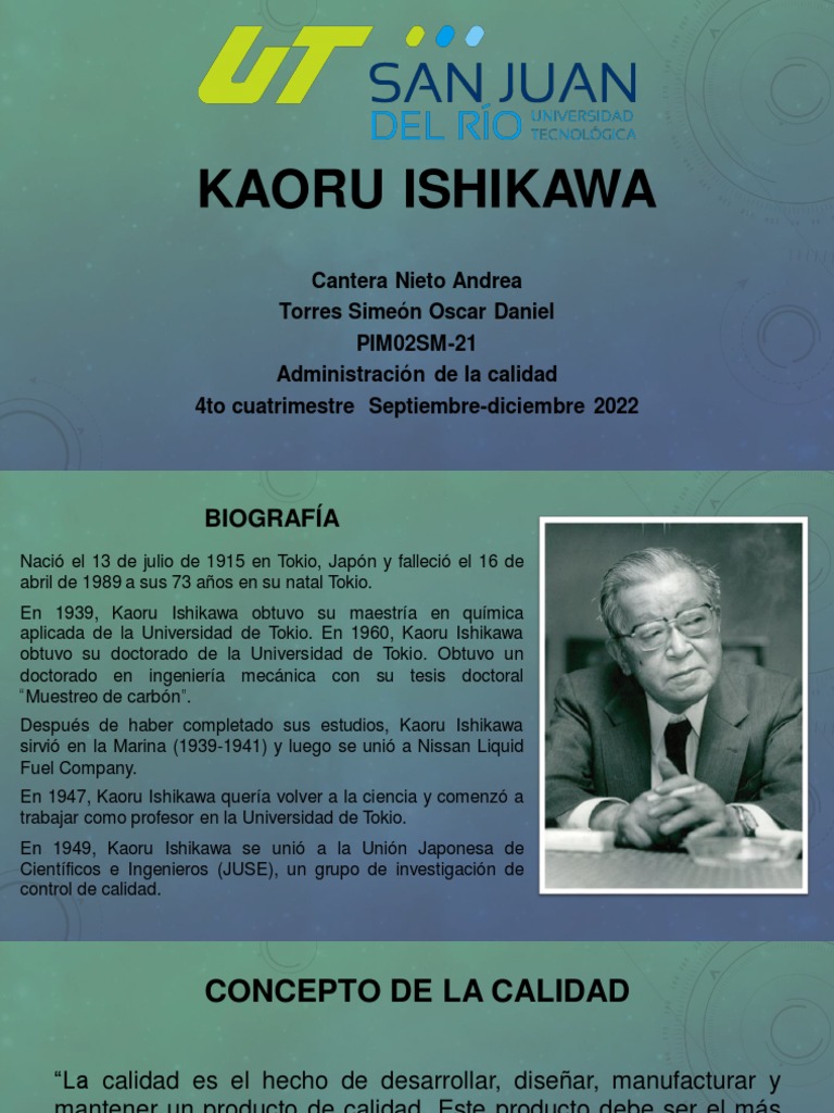 Presentacion Kaoru Ishikawa. | PDF | Calidad (comercial) | Business