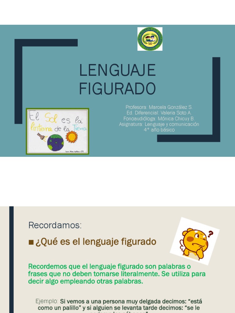 3 Lenguaje Figurado Instrucciones | PDF