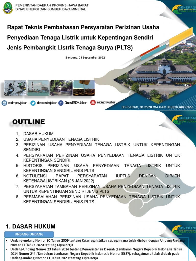 Perizinan PLTS untuk Kepentingan Sendiri | PDF | Teknologi & Rekayasa