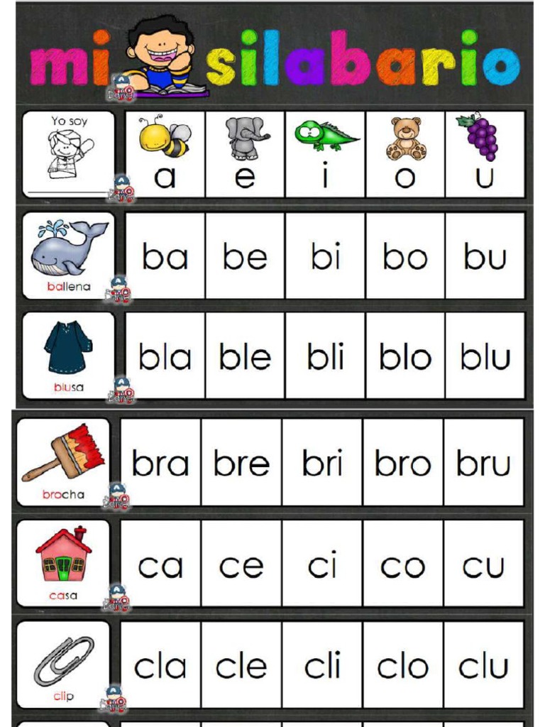 Silabario y Abecedario | PDF