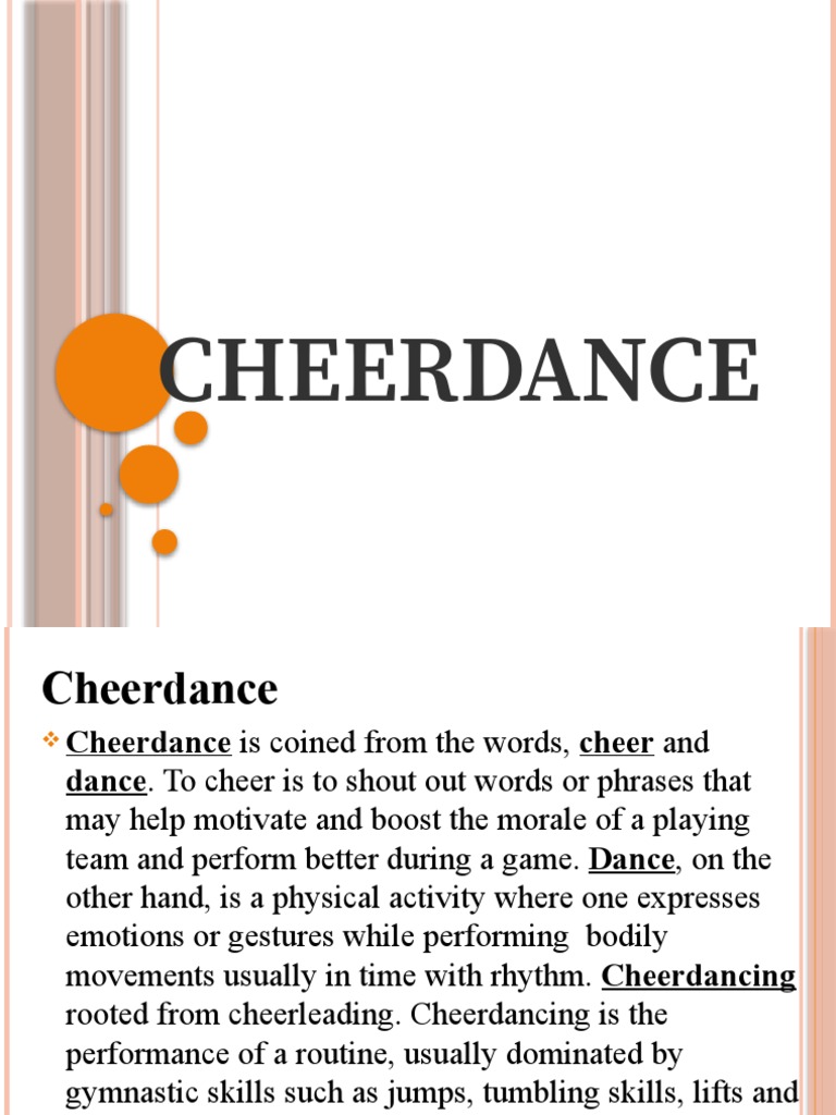 Pe 3 Final Powerpoint | PDF | Cheerleading | Sports